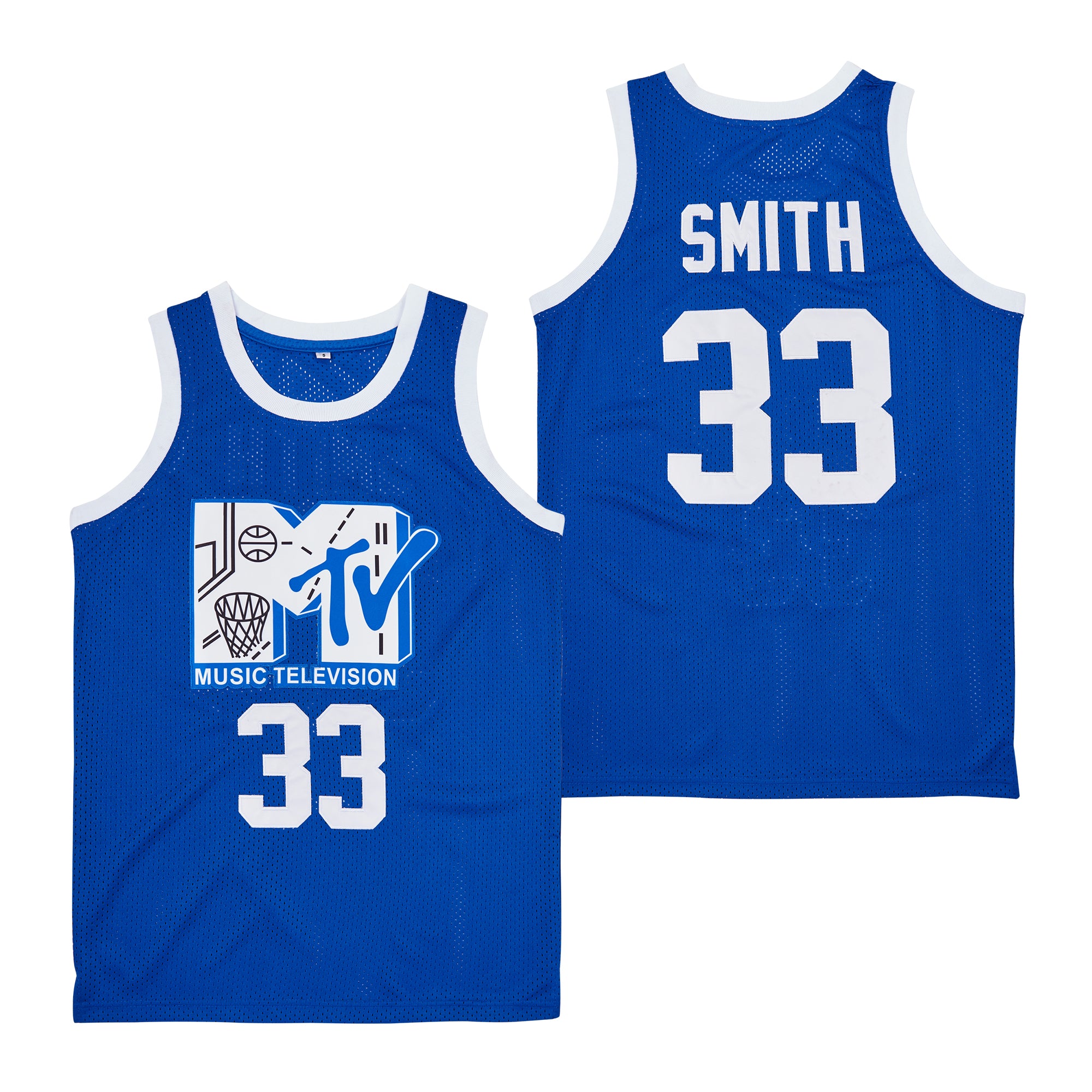MTV Rock N’ Jock #33 Smith Basketball Jersey | Retro MTV - MadeJersey